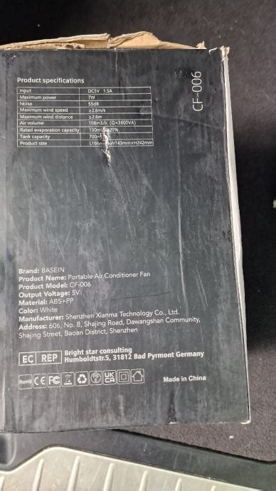 Mini Klima Ventilator