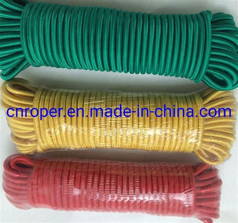 Black Color 8mm10m Durable Elastic Rope Rope And Elastic Rope Price