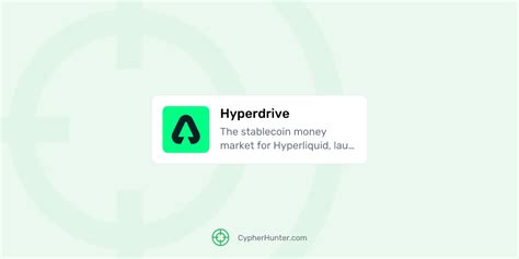 Hyperdrive Defi Cypherhunter