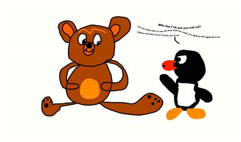 Chav Pingu Meets A Animated Peek A Boo Teddybear By Alexfilms On Deviantart
