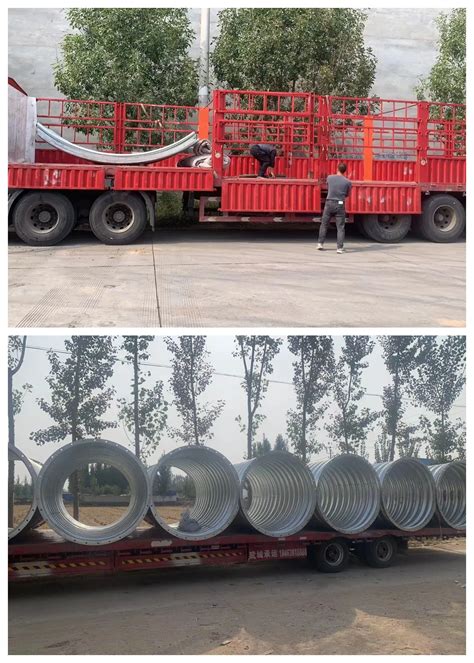 Large Diameter Corrugated Pipe Culvert Pipe Assemble Galvanized