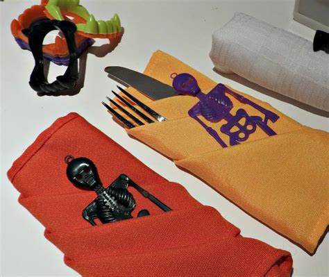 Halloween Fun And Two Cute Halloween Napkin Folds A Labour Of Life