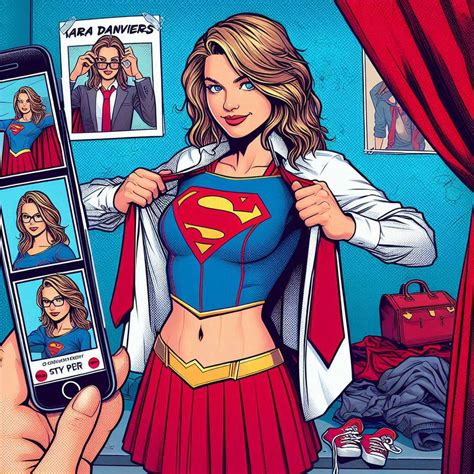 Supergirl Shirt Rip By Dangwood On Deviantart