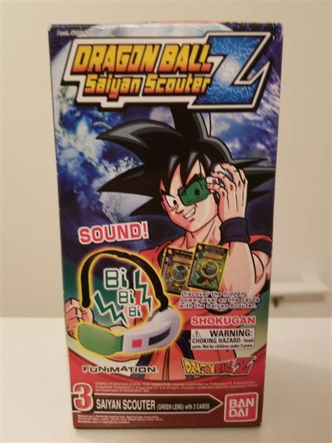 Dragonball Z Saiyan Green Scouter Shokugan Bandai With Sound And Two