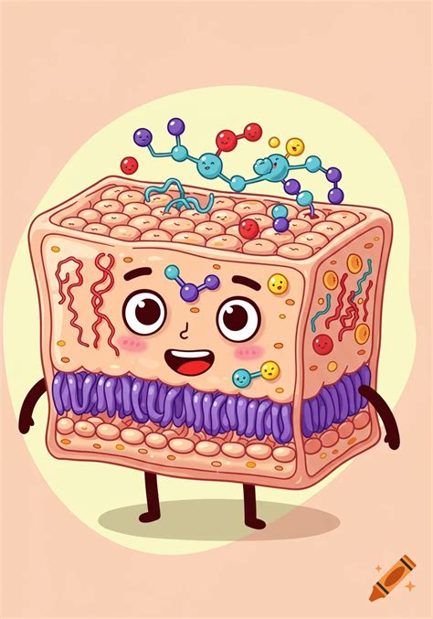 Cell Membrane Cartoon