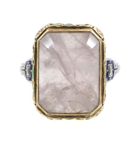 Vintage Rose Quartz Ring