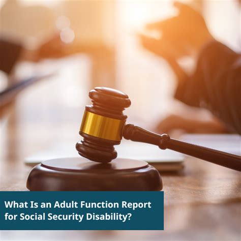 Adult Function Report For Social Security Disabilityryan Bisher Ryan And Simons