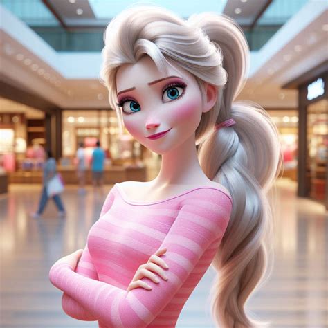 Elsa At The Mall By Disneyfan135 On Deviantart