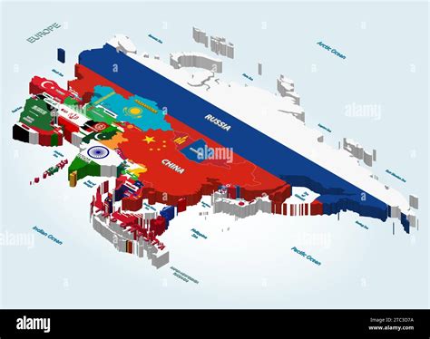 Map South Korea Flags Stock Vector Images Alamy
