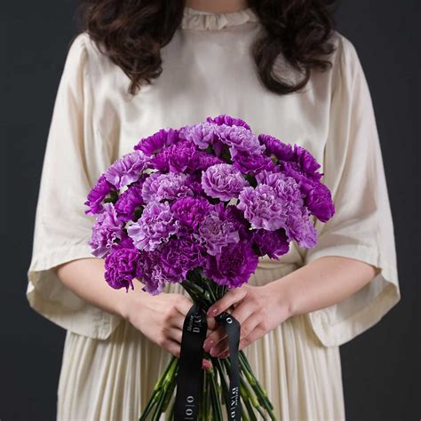 Buchet Garoafe Lila Maison Dadoo Latelier