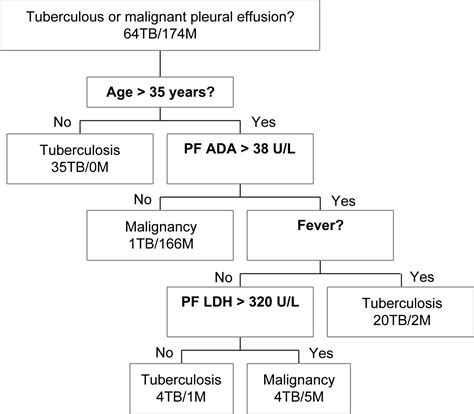 A Decision Tree For Differentiating Tuberculous From Malignant Pleural