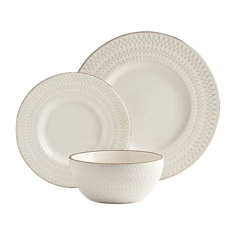 Tabletops Unlimited Taylor 12 Pc Stoneware Dinnerware Set Ttu A1131