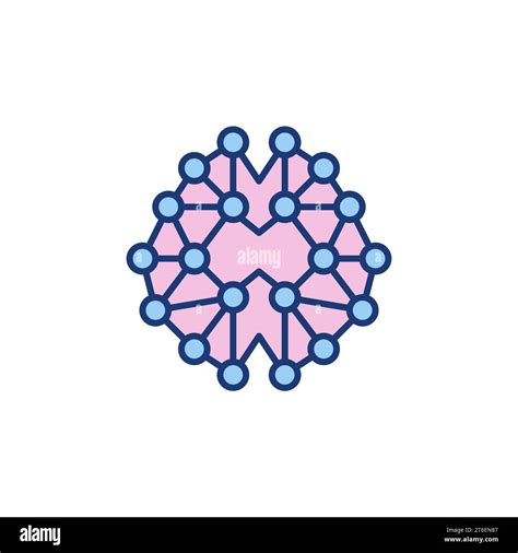 Human Brain Synapse Vector Concept Creative Colored Icon Or Sign Stock Vector Image And Art Alamy
