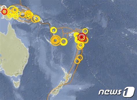 남태평양 섬나라 통가서 규모 62 지진 발생 Gfz