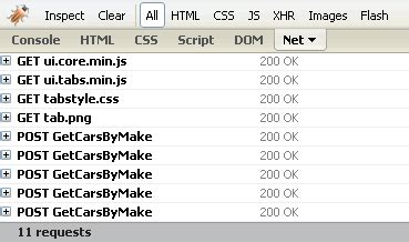 Lazy Loading JQuery Tabs With ASP NET