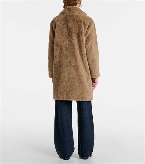 베이지 Evalyn 포 퍼 코트 Velvet Mytheresa