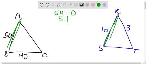 ⏩solved if triangle a b c is similar to triangle rst find the… numerade