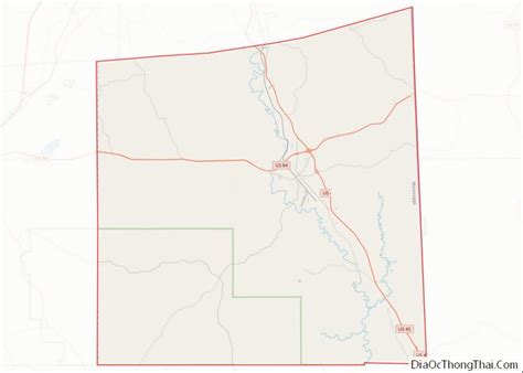 Map Of Wayne County Mississippi Thong Thai Real