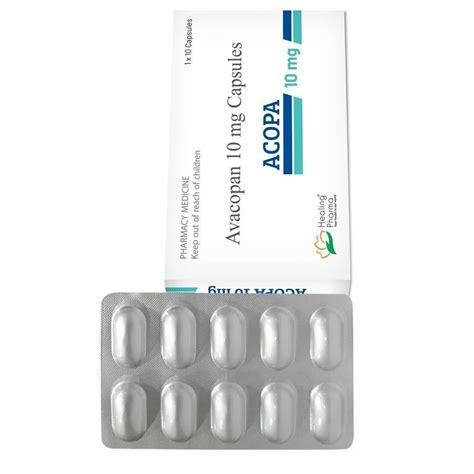Acopa Avacopan 10mg Capsules Complement Inhibitor For Anca Associated Vasculitis 1x10 Pack At