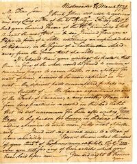 Letters From Henry Laurens To John And James Laurens March 22 And 28 1777