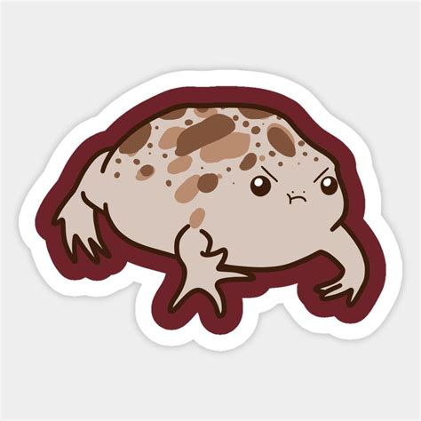 Cute Grumpy Desert Sand Frog By Saradaboru Frog Design Grumpy Frog