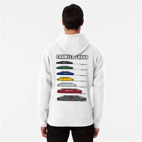 Crawler Squad White Sticker For Sale By Heavymachinery Redbubble