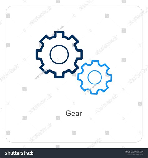 Gear Optimization Icon Concept Stock Vector Royalty Free 2097397294