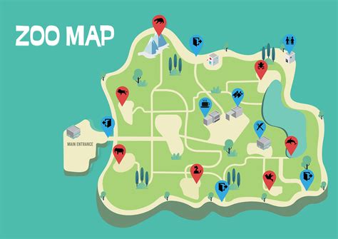 Zoo Map Design Brochure On Behance Zoo Map Design Brochure On Behance