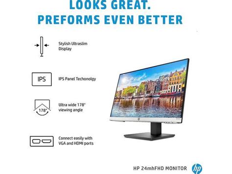 Hp 24mh Fhd Monitor Computer Monitor With 23 8 Inch Ips And Ultra