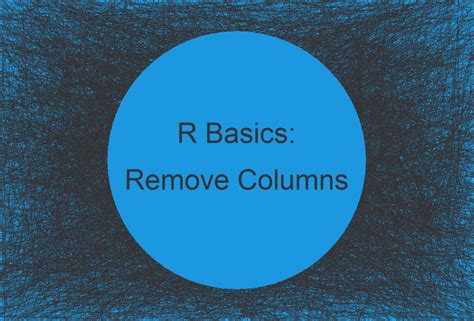 R Remove Multiple Columns From Datatable Example Delete Variables