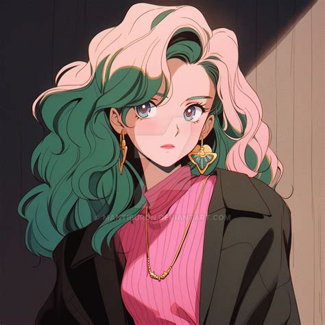 Cute Green Hair Anime Girl By Mantiburon On Deviantart