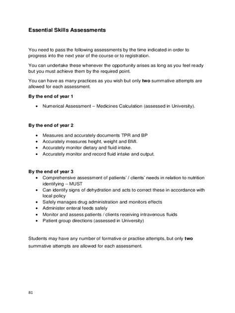 Fillable Online Using The New Nursing Practice Assessment Document Fax