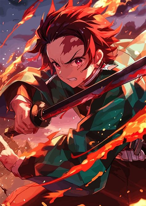 Tanjiro Kamado Demon Slayer Posters And Prints By Breast Printler