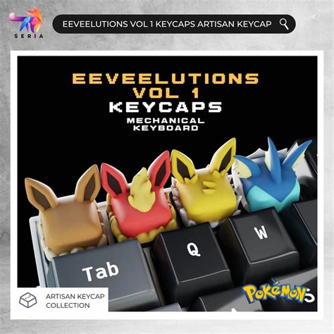 Jual Eeveelutions Vol 1 Artisan Keycaps Shopee Indonesia