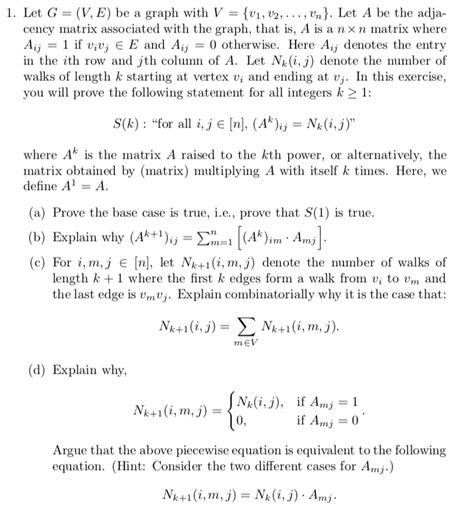 Let G V E Be A Graph With V V V Chegg
