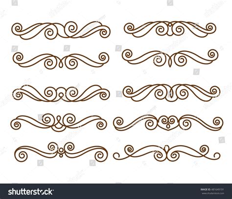 Swirls Vector Border Swirls Vector Border