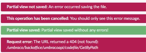 Backoffice Ui Errors When Cancelling Creatingsavingdeleting