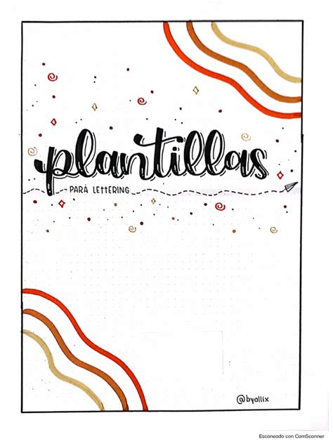 Plantilla De Lettering Pdf