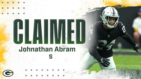 Packers Claim S Johnathan Abram Off Waivers From Raiders