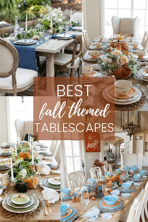 Best Fall Tablescape Ideas Top 10 Fall Themed Tablescapes