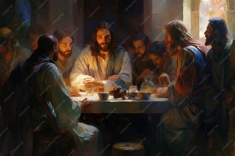 La última Cena Capturando El Profundo Momento De La última Cena Con