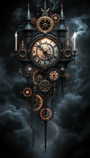 Free Gothic Clockwork Tower Image Clockwork Gothic Timepiece Download At Stockcake