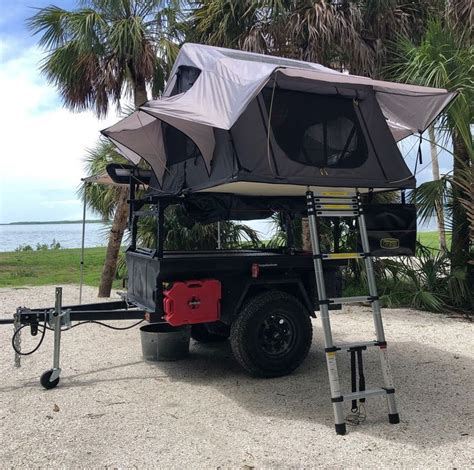 Diy Trailer With Roof Top Tent At Christina Ida Blog