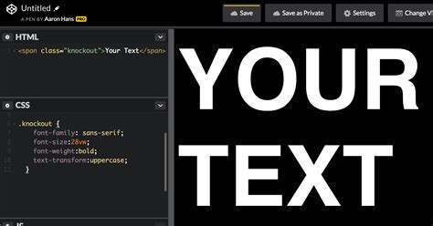 Introduction To Web Development Knockout Text By Aaron Hans On Codepen