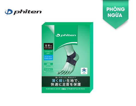 Đai Bảo Vệ Mắt Cá Chân Phiten Metax Super Light Loại Mềm Japan Health Beauty Co Ltd