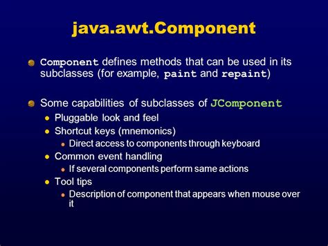 Advanced Programming P Rogramming In Lecture 21 Introduction To Swing