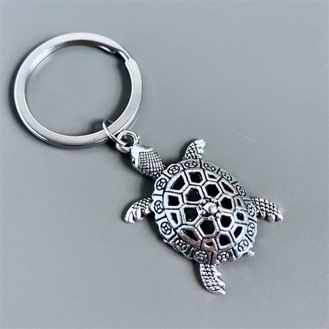 Turtle Keychain Sea Turtle Key Ring Keychain Beach T Turtle
