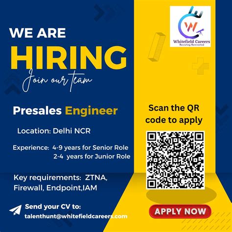 Whitefield Careers On Linkedin Hiring Presales Jobopportunity Newopenings Urgenthiring