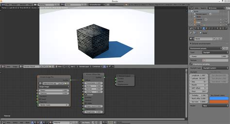 how do you map and render images in blender octane render other
