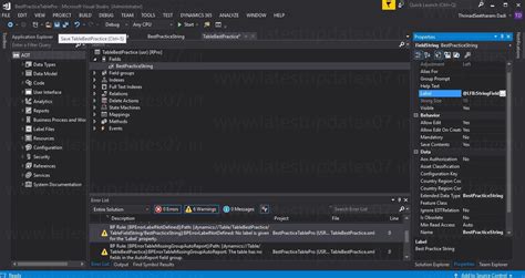 Microsoft Dynamics 365 Best Practices For Table Dynamics 365